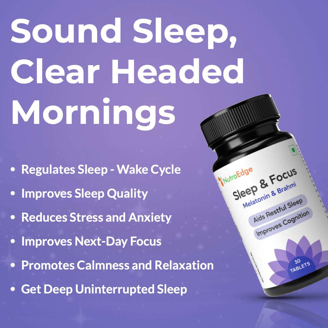 Natural Sleep Supplements | Sleep and Focus by NutraEdge